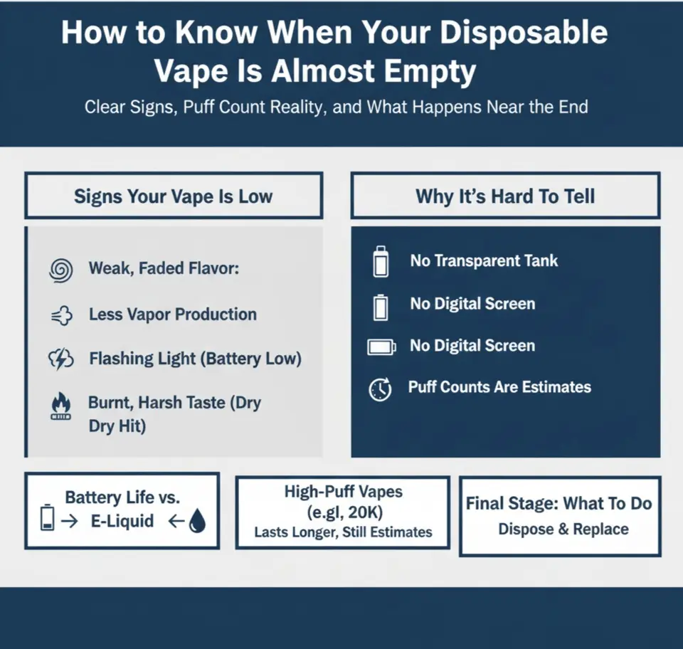How to Know When a Disposable Vape Is Almost Empty