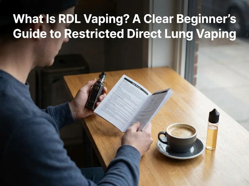 What Is RDL Vaping? RDL vs MTL vs DTL Explained