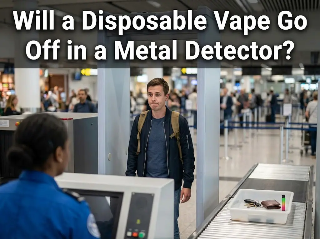 Metall- vs. Vape-Detektoren: Wird ein Wegwerf-Vape erkannt?