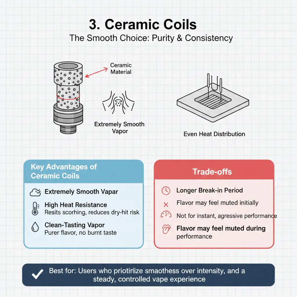 Vape Coil Types Explained: Mesh vs Ceramic vs Wire Coils
