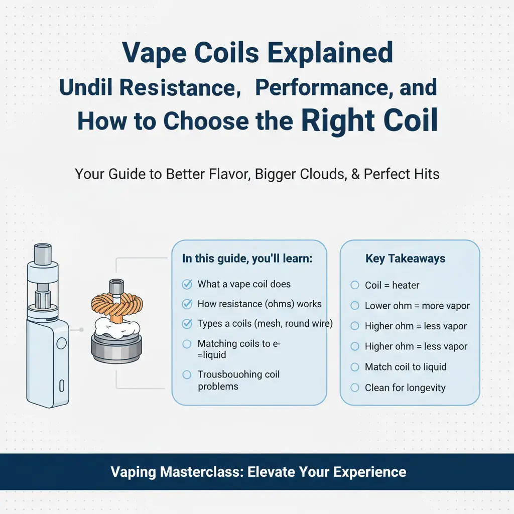 Vape Coil Types Explained: Mesh vs Ceramic vs Wire Coils