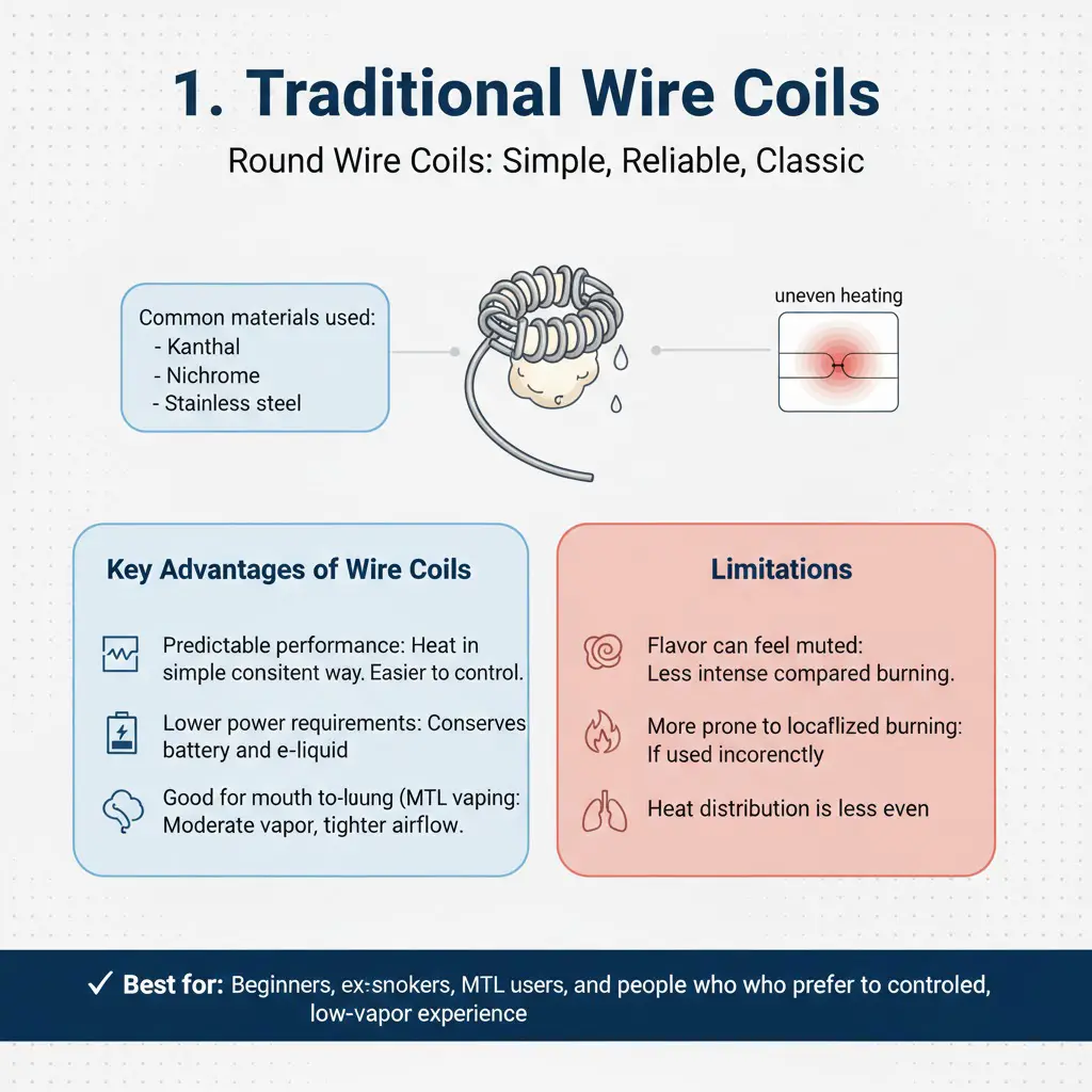 Vape Coil Types Explained: Mesh vs Ceramic vs Wire Coils